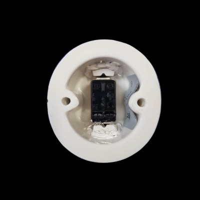 Hand painted ceramic push button switch