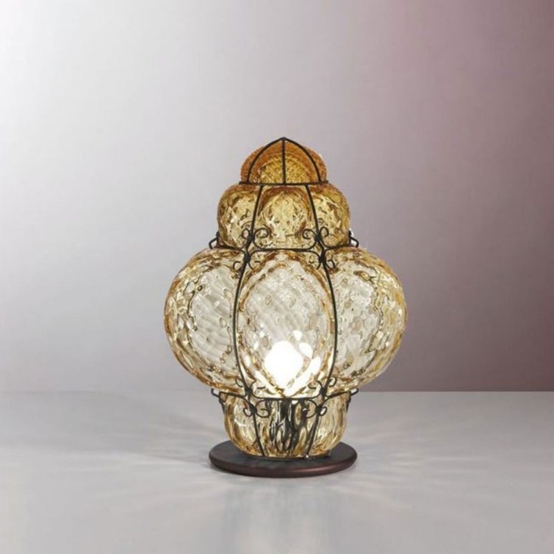 "Classic" table lamp in Venetian blown glass